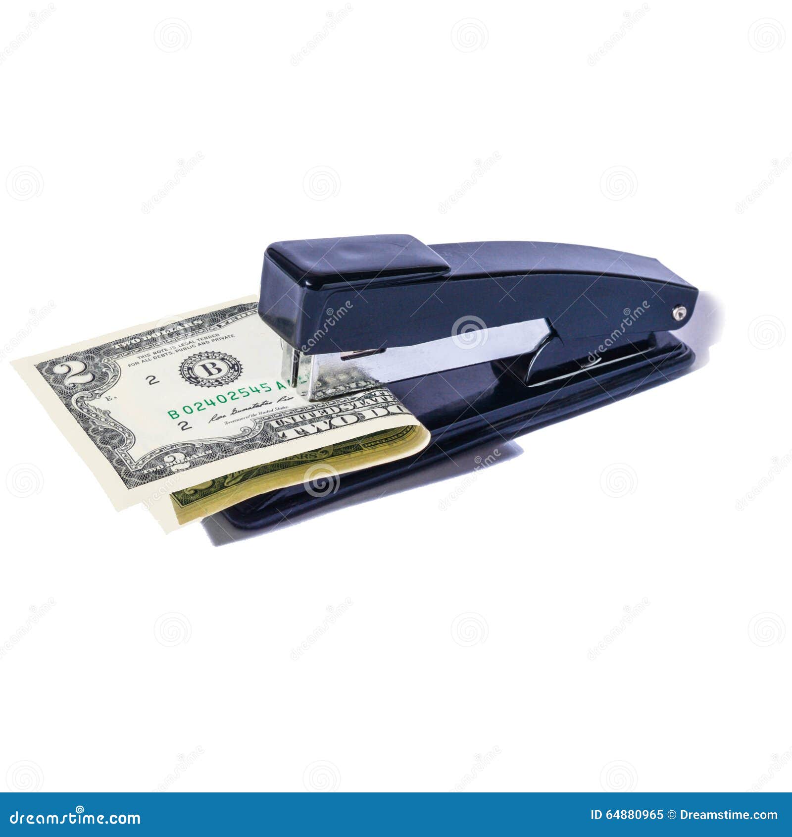 Stapler stock image. Image of bond, paper, dollars, stapler - 64880965