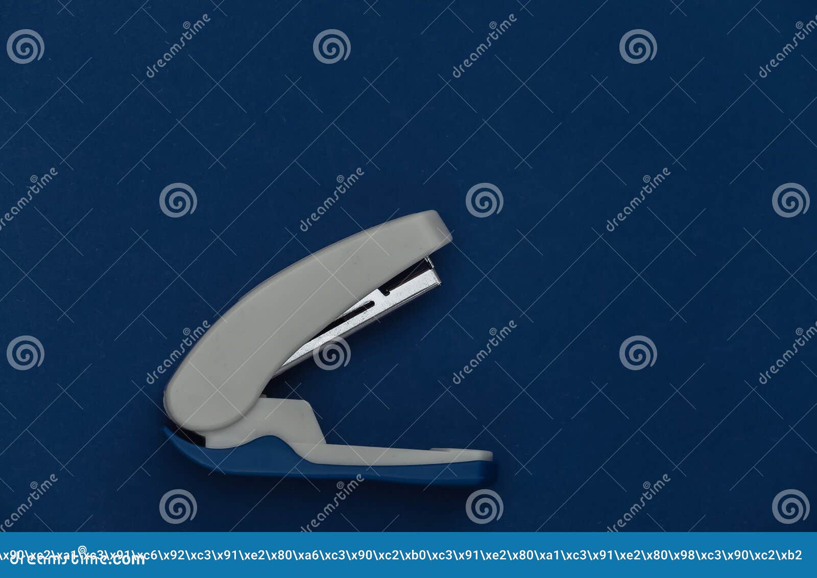 Stepler stock image. Image of object, color, blue, small - 249110219