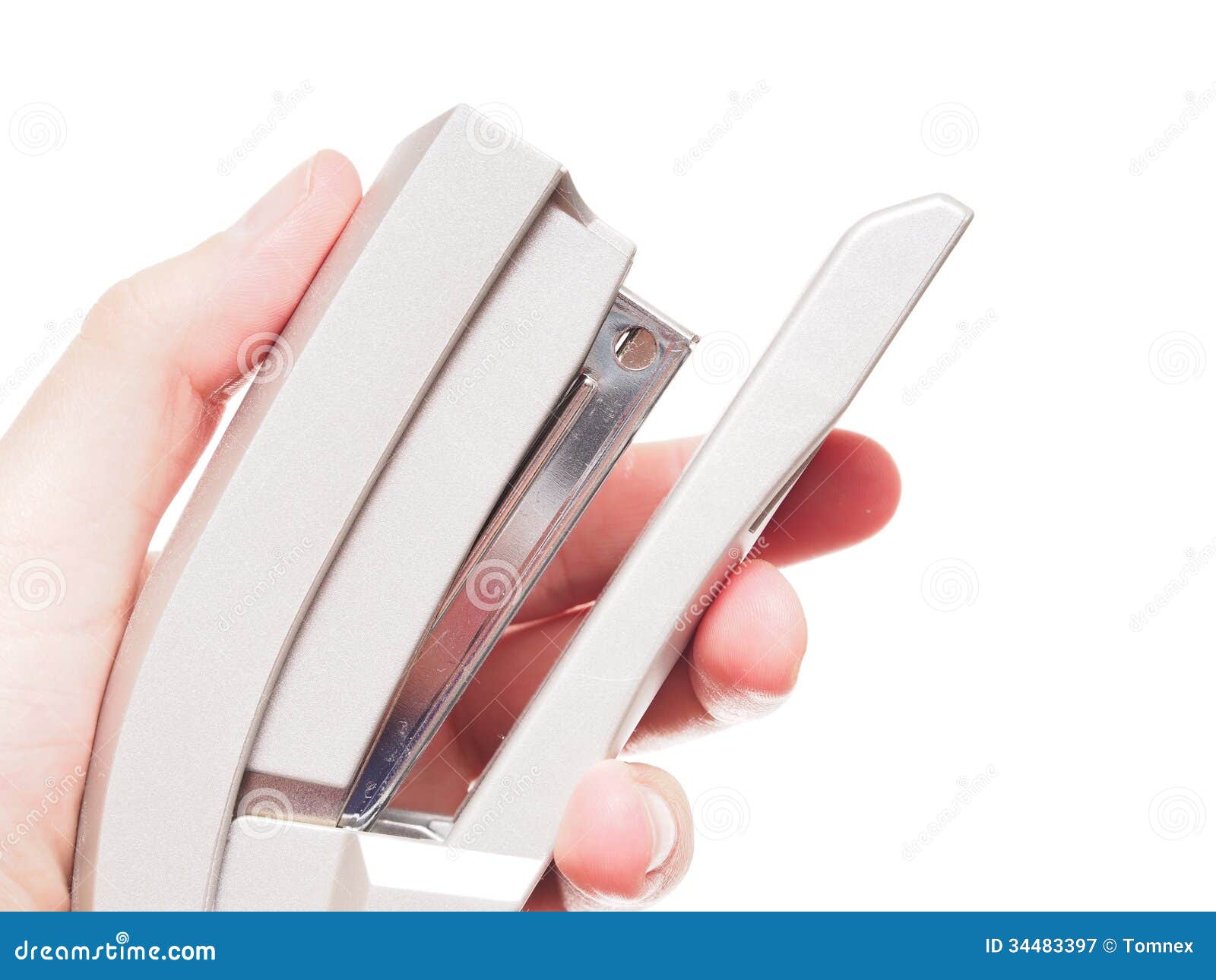 Stapler stock image. Image of stitcher, closeup, human - 34483397