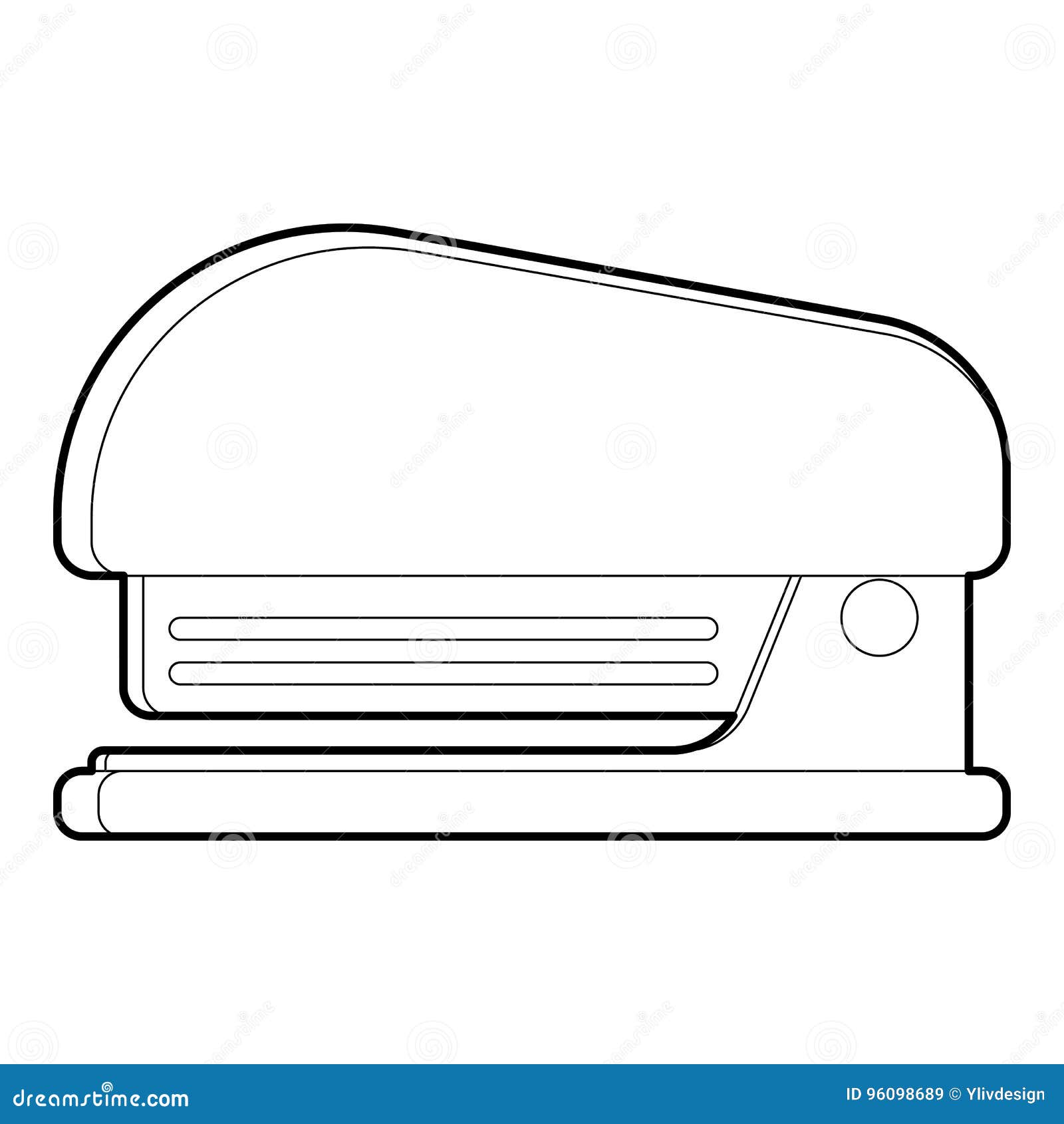 Stapler Icon, Outline Style Stock Vector - Illustration of secretary ...