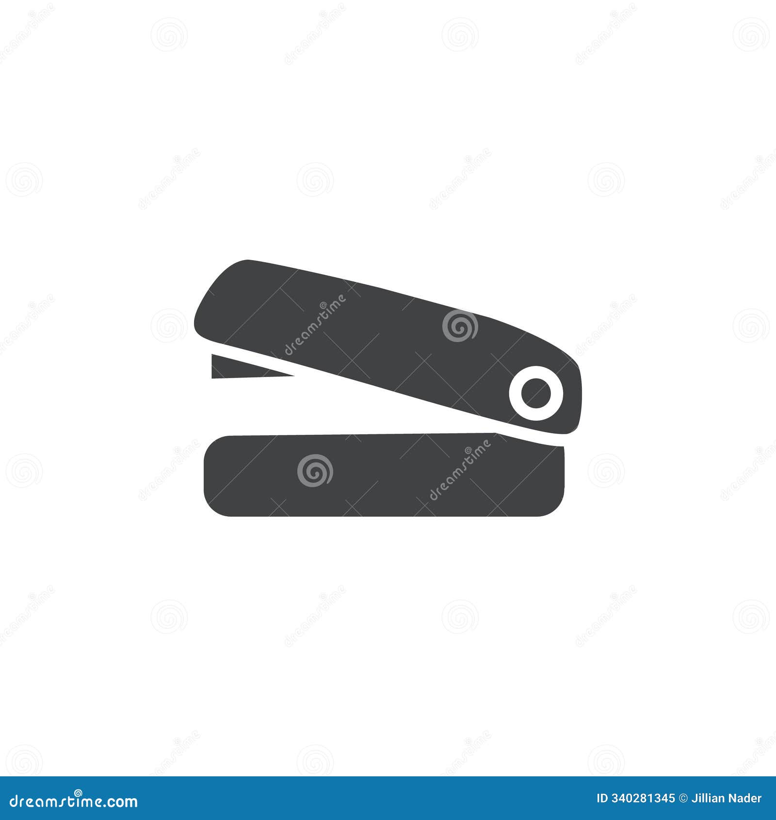 Stapler Icon Simple Vector Symbol Stock Vector - Illustration of ...