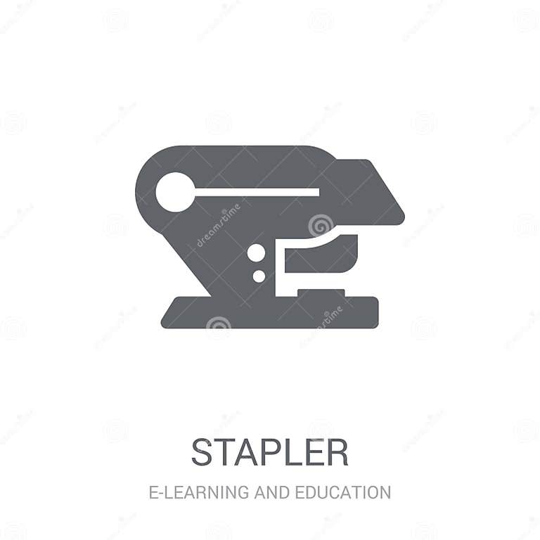 Stapler Icon. Trendy Stapler Logo Concept on White Background Fr Stock ...