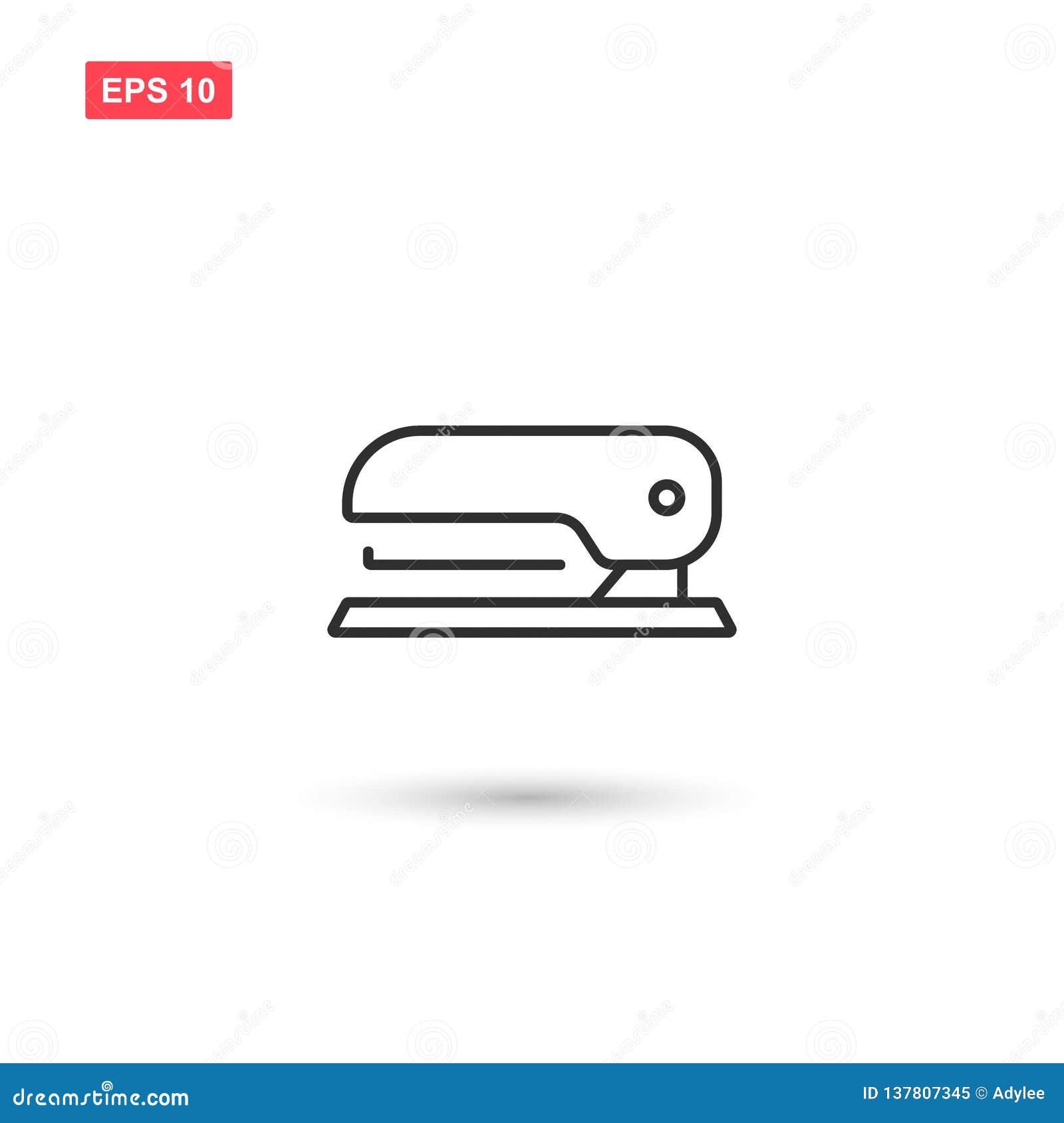 Stapler Icon Vector Design Isolated 4 Stock Vector - Illustration of ...