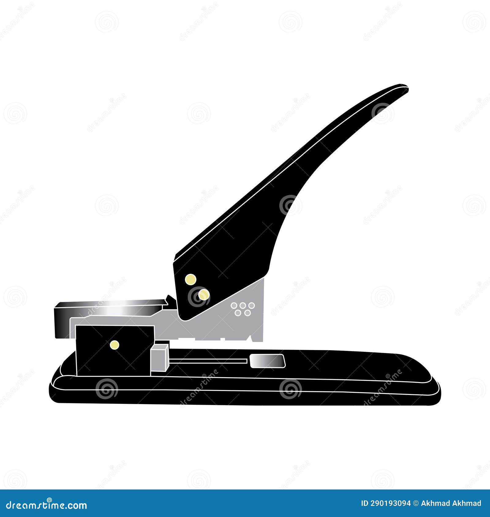 Stapler icon stock vector. Illustration of stapler, clip - 290193094