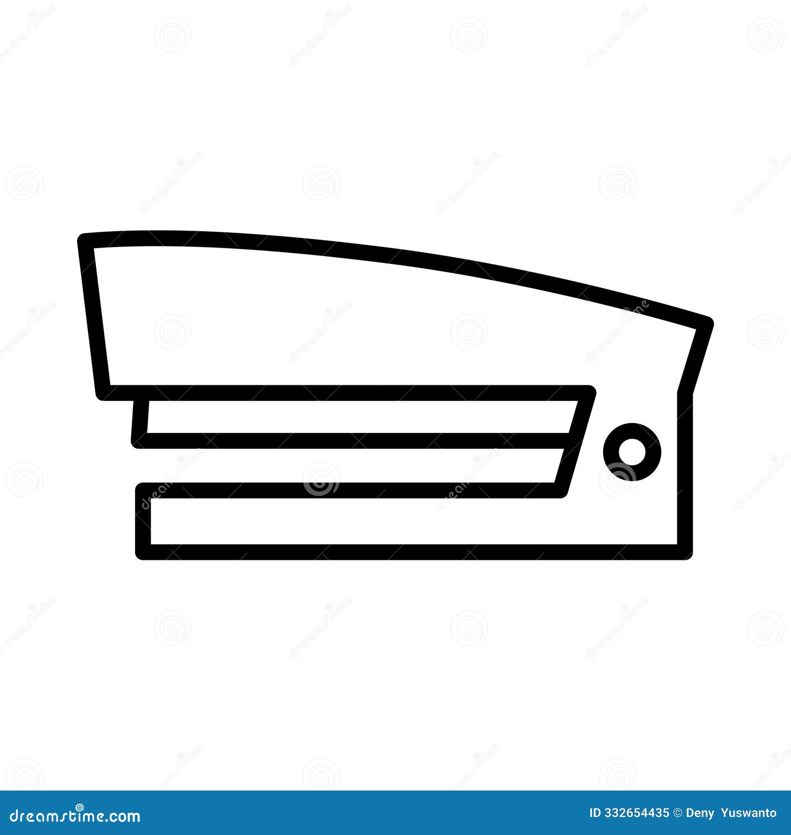 Stapler Icon Vector on Trendy Design Stock Illustration - Illustration ...