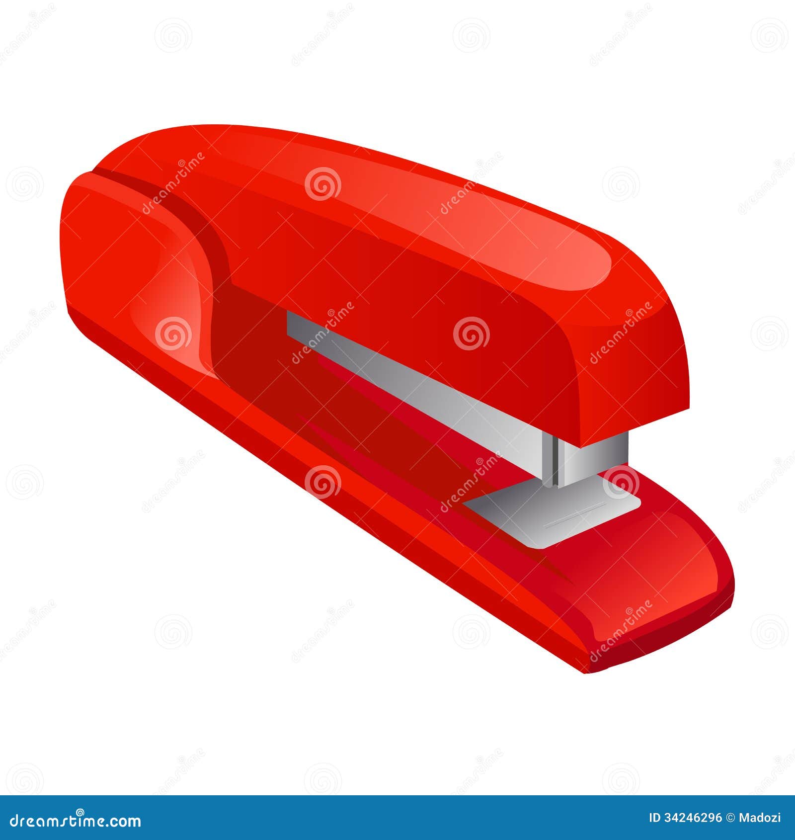 Stapler Isolated Illustration | CartoonDealer.com #34998050