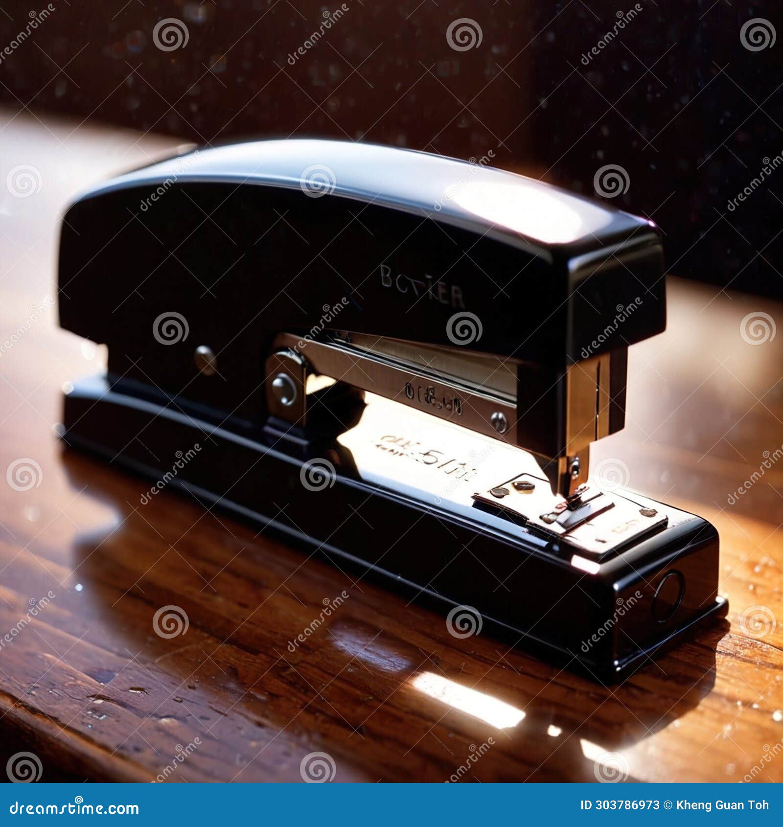 Stapler , Office Equipment Gadget for Binding Papers Stock Illustration ...