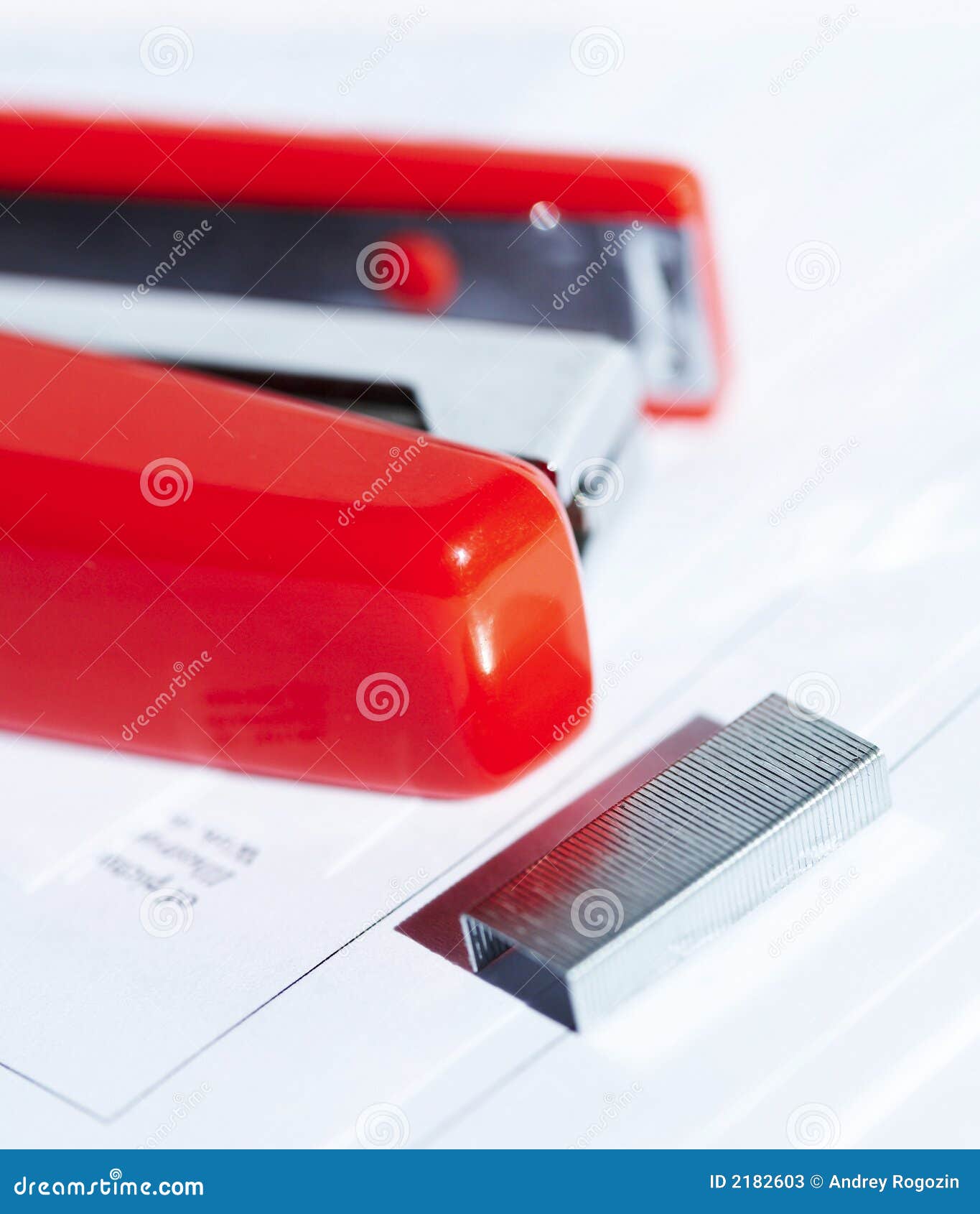 Stapler with staples stock image. Image of everyday, document - 2182603
