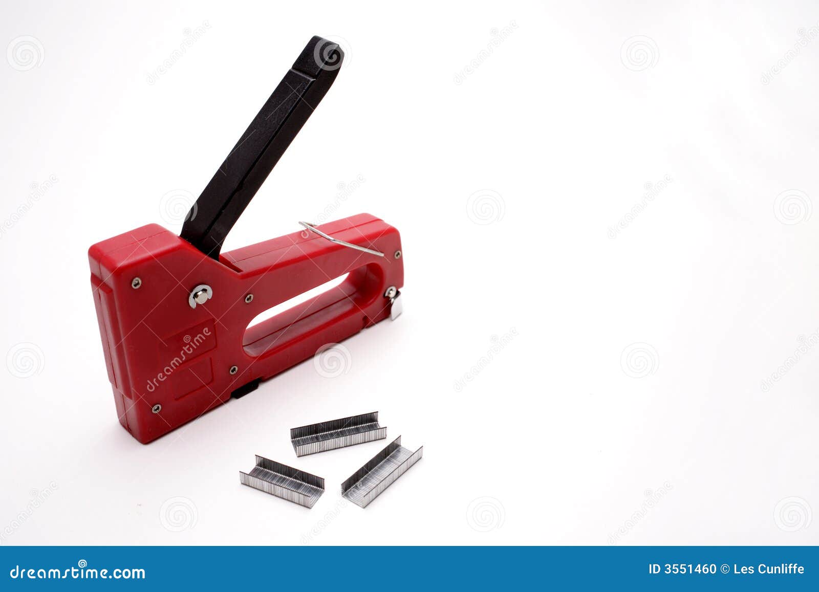 Stapler & staples stock photo. Image of fasteners - 3551460