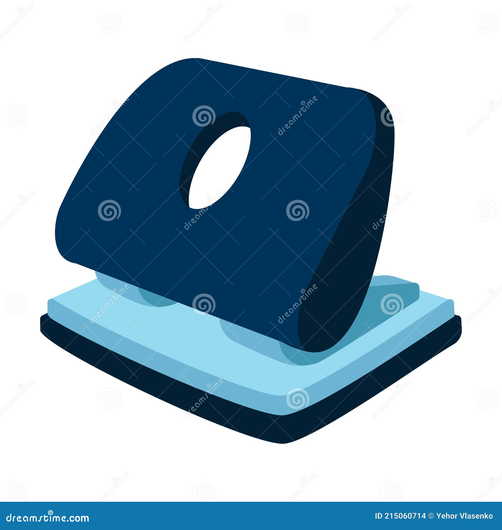 Stapler Vector Cartoon Icon. Vector Illustration Puncher On White ...