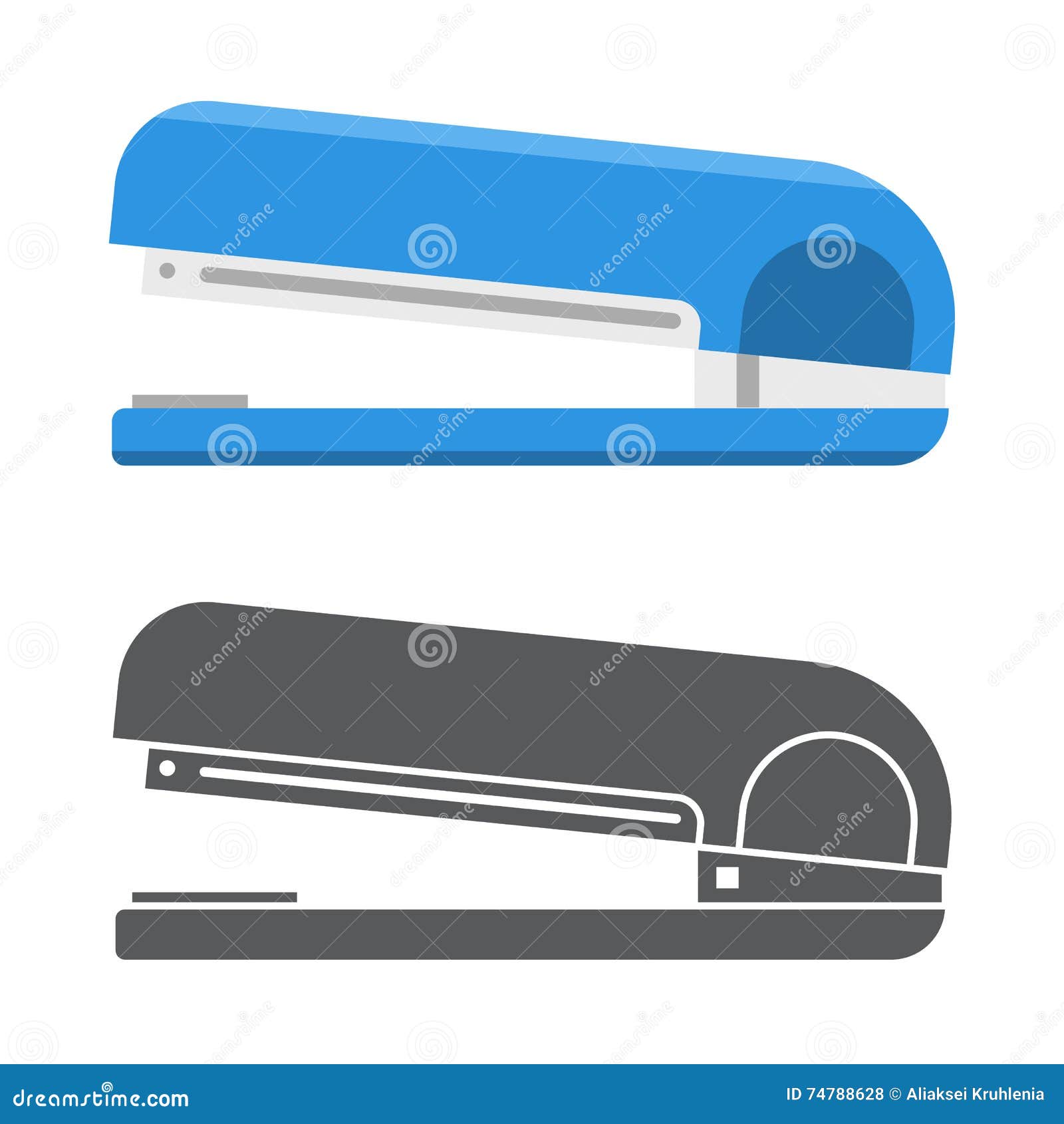 Stapler Vector Icon stock vector. Illustration of object - 74788628
