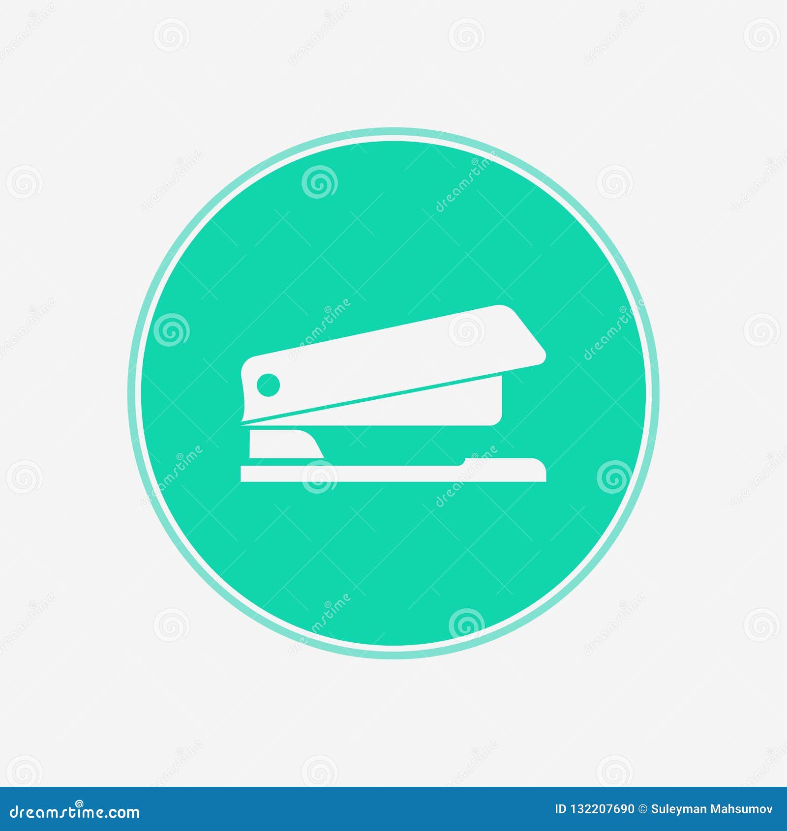 Stapler Vector Icon Sign Symbol Stock Vector - Illustration of metal ...
