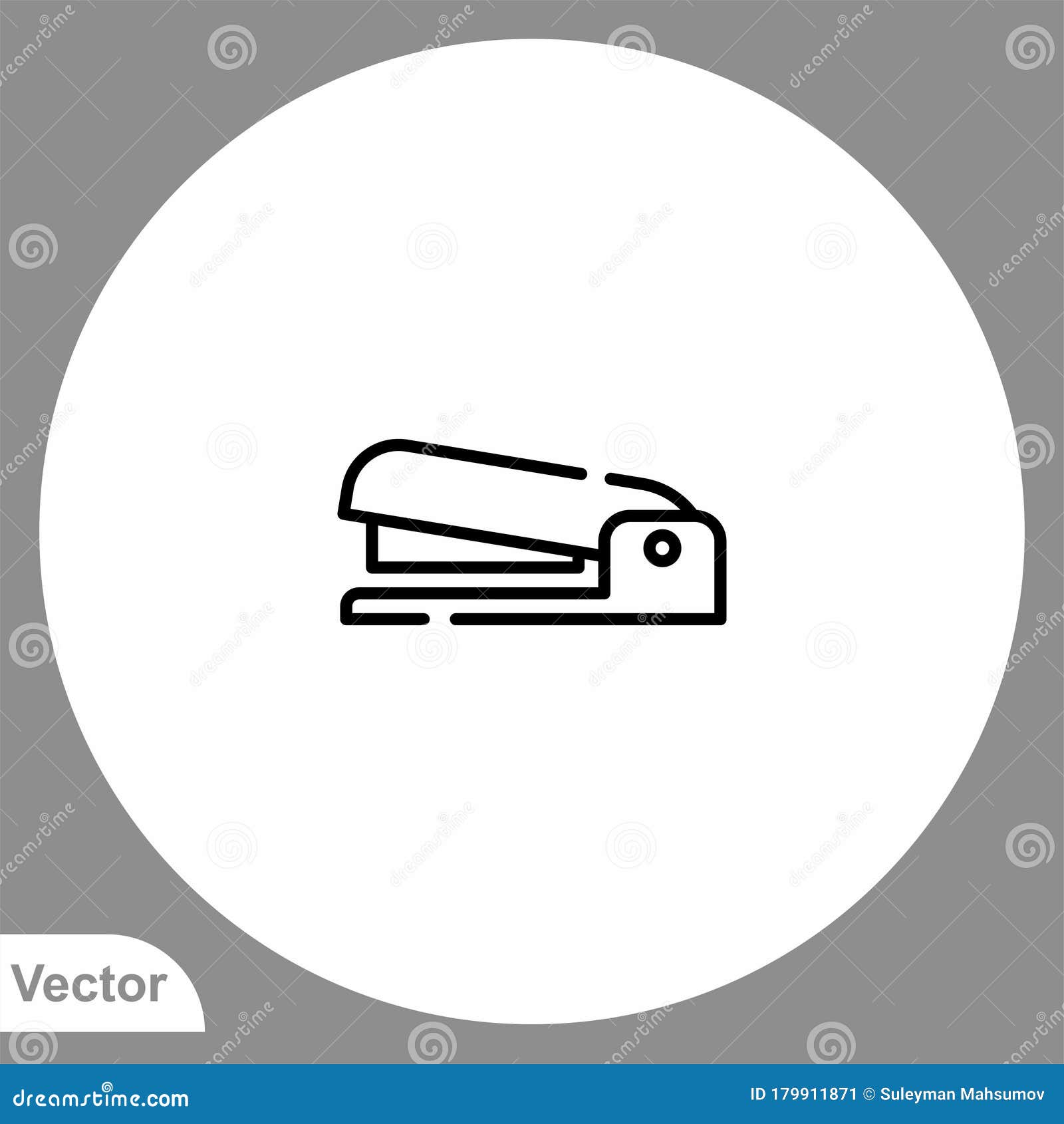 Stapler Vector Icon Sign Symbol Stock Illustration - Illustration of ...