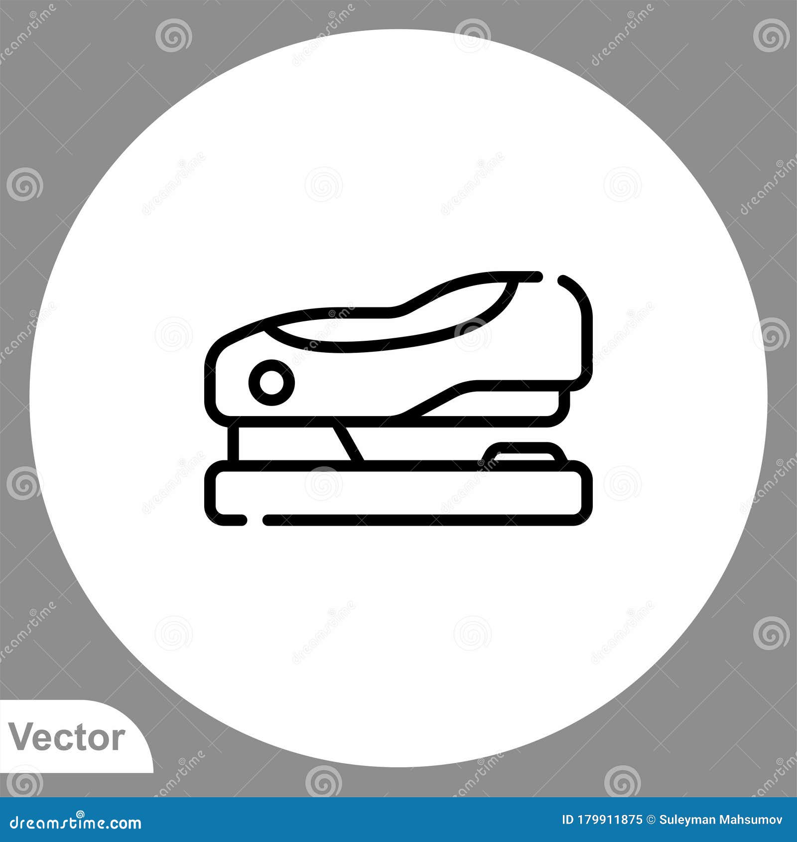 Stapler Vector Icon Sign Symbol Stock Illustration - Illustration of ...