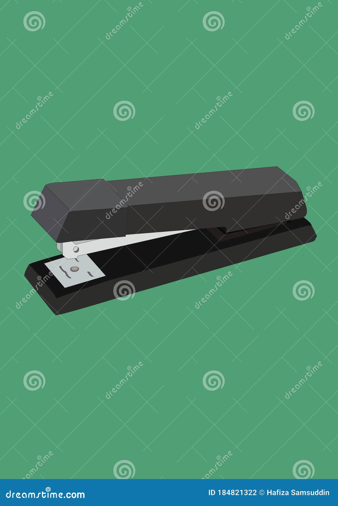 Stapler. Vector Illustration Decorative Background Design Stock ...