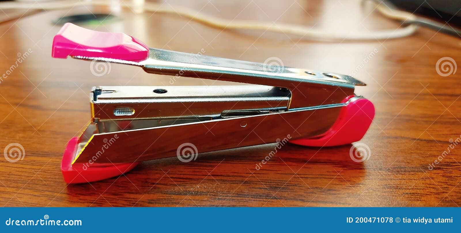 Stapler is Very Useful Objects for Office Needs Stock Photo - Image of ...