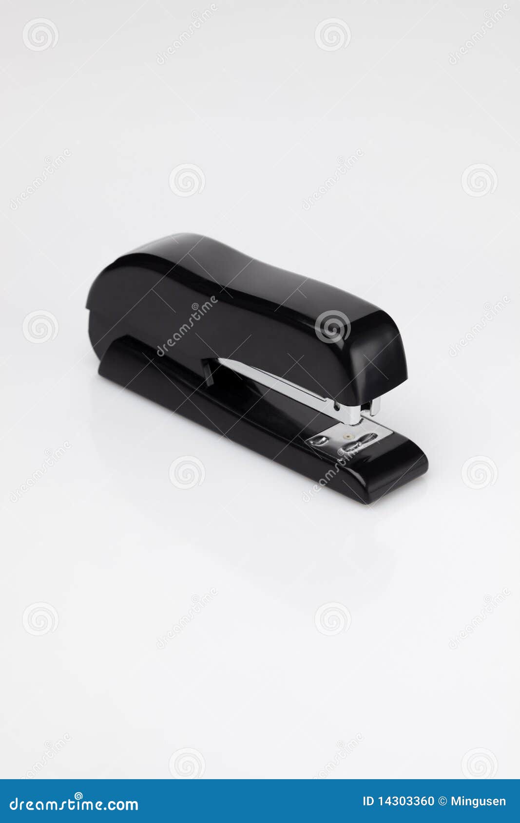 Stapler on White Background Stock Photo - Image of school, black: 14303360