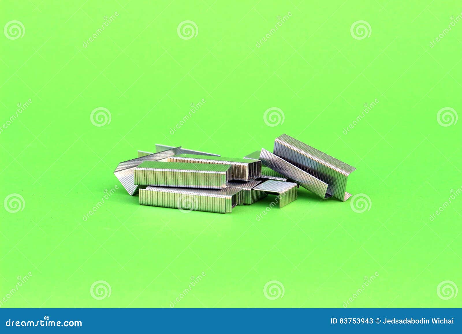 Staples on isolated stock image. Image of pile, business - 83753943