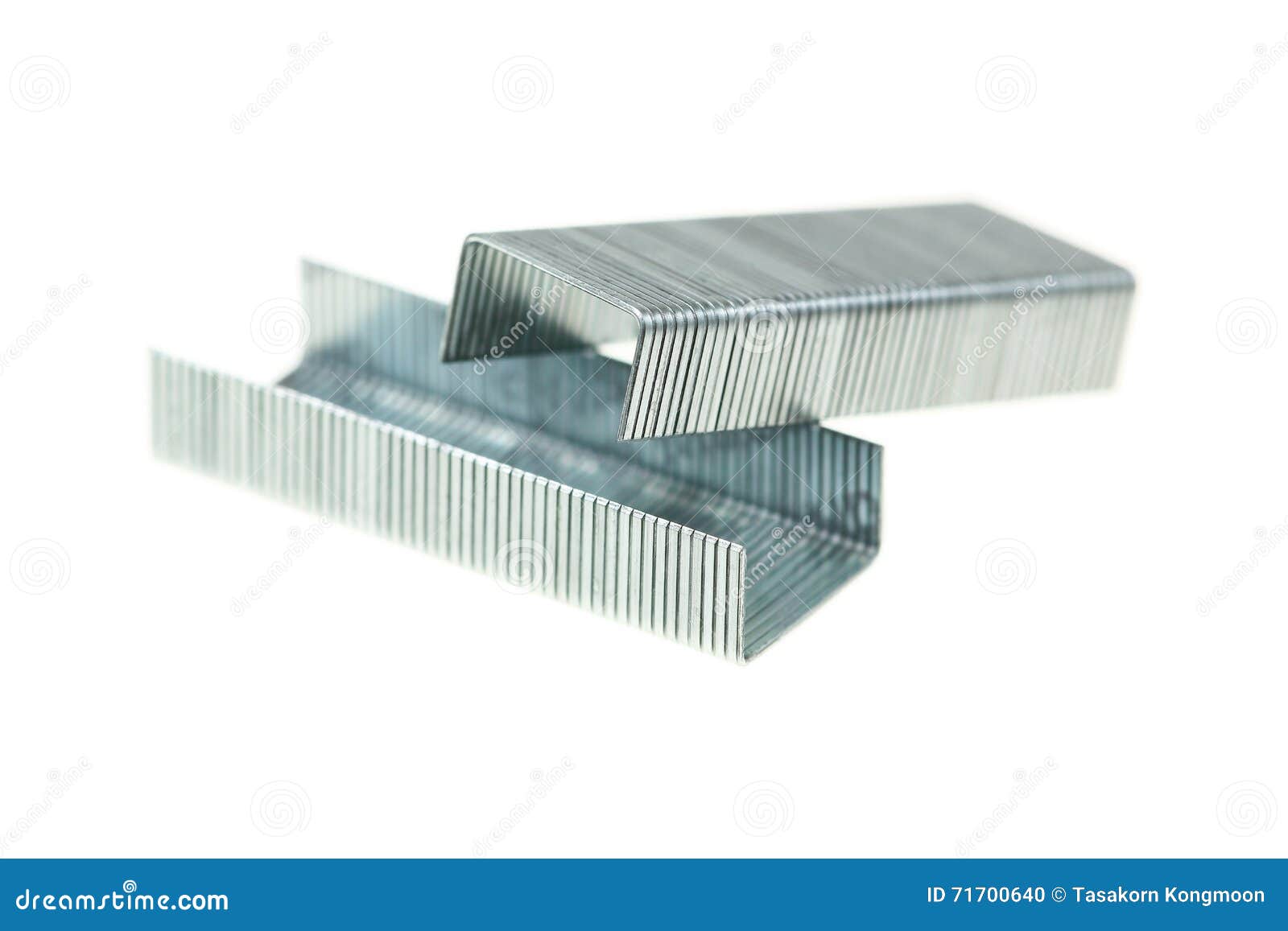 Staples isolated on white stock photo. Image of office - 71700640