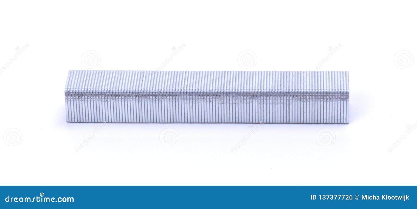 Staples isolated on white stock photo. Image of tools - 137377726