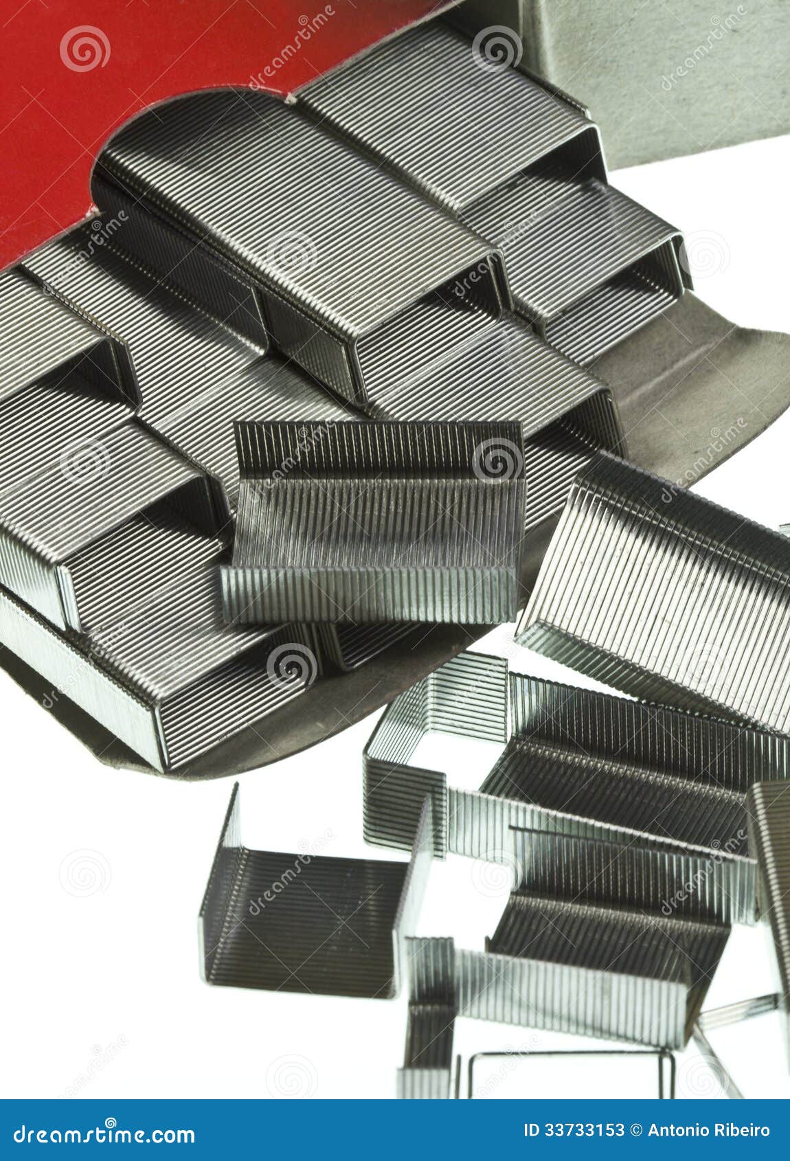 Staples stock image. Image of metallic, shiny, office - 33733153