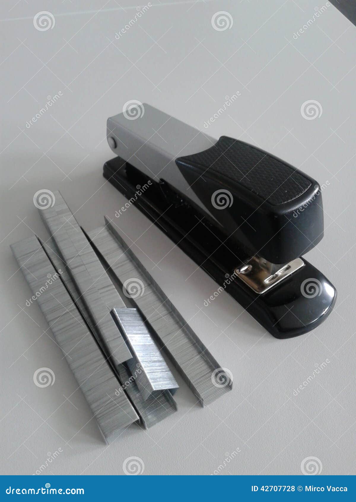 Staples and stapler stock photo. Image of hardware, tool - 42707728
