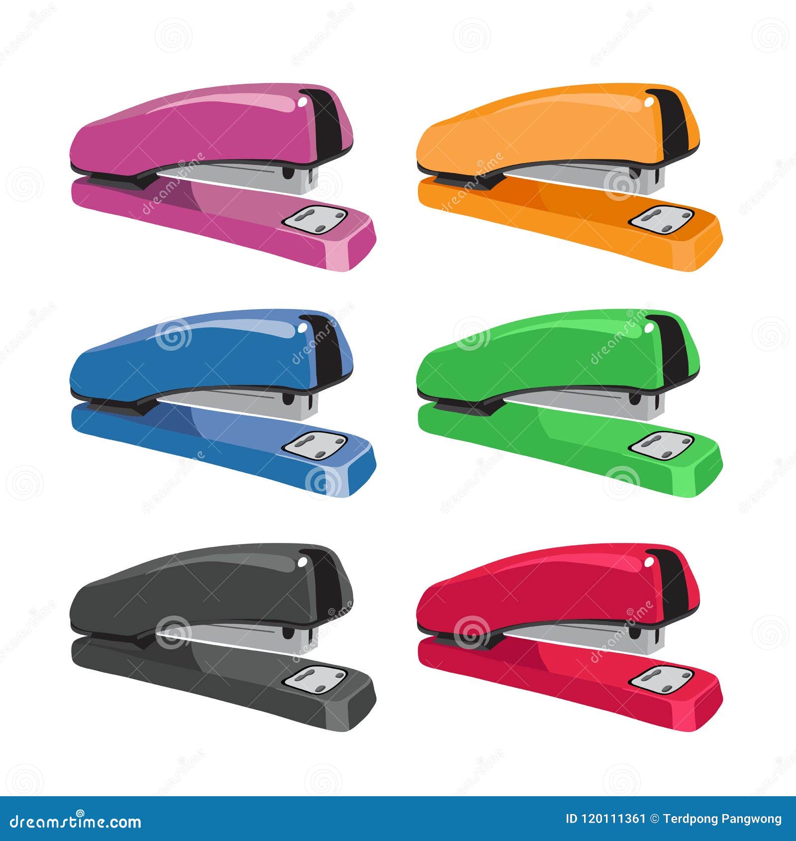 Staples Vector Collection Design Stock Vector - Illustration of isolate ...