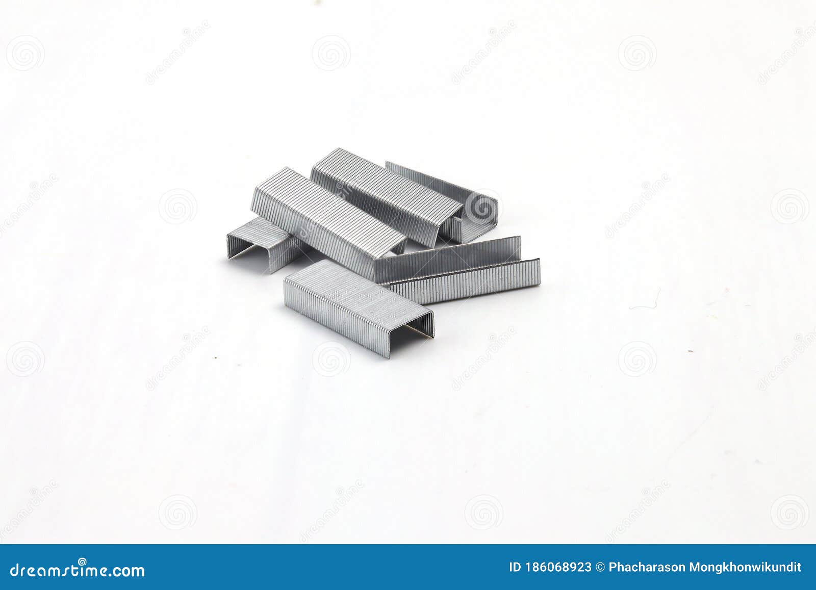Staples on a White Background Stock Image - Image of stapler, pattern ...