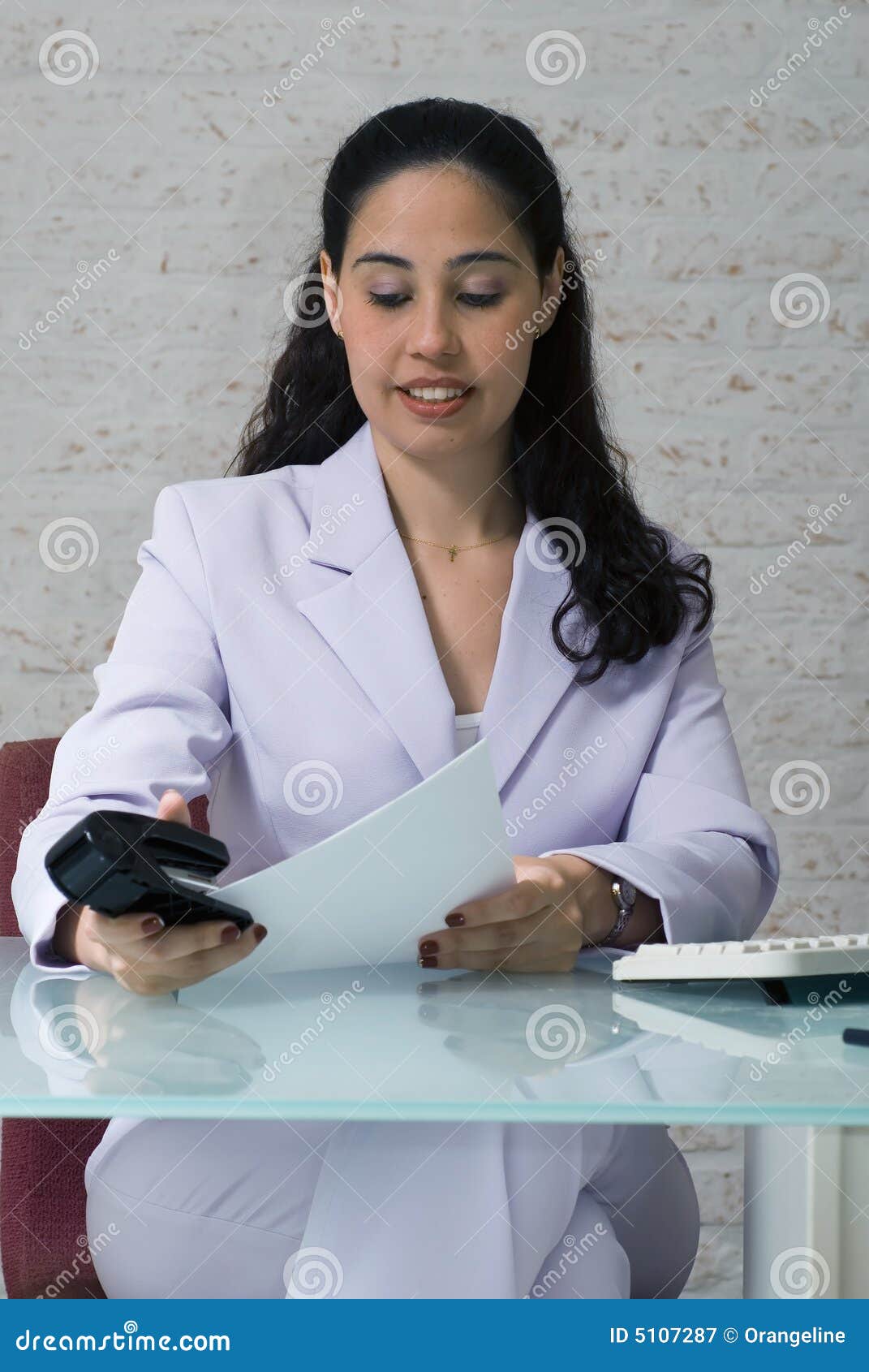 Stapling Papers stock image. Image of white, paperwork - 5107287