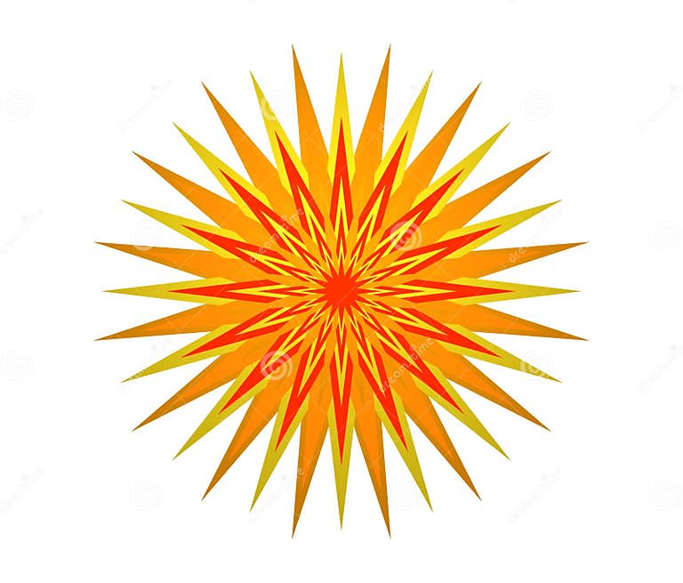 Star stock illustration. Illustration of spiky, explosion - 1734055