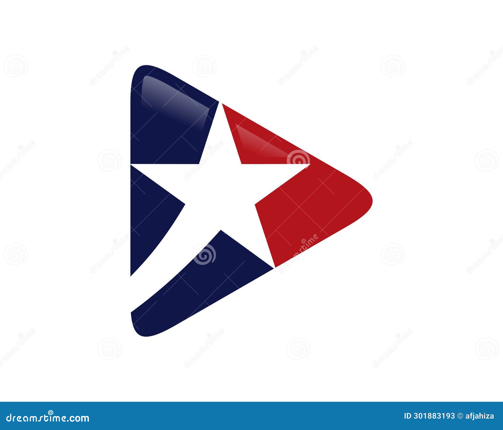 Star Play Logo Icon Template Stock Vector - Illustration of advertising ...