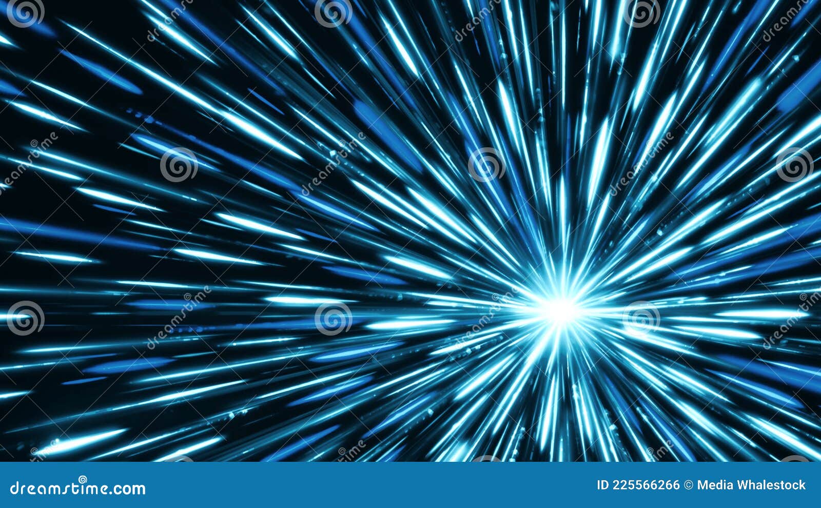 Star Absorbs Rays. Animation. Bright Point Absorbs Colored Rays Of ...