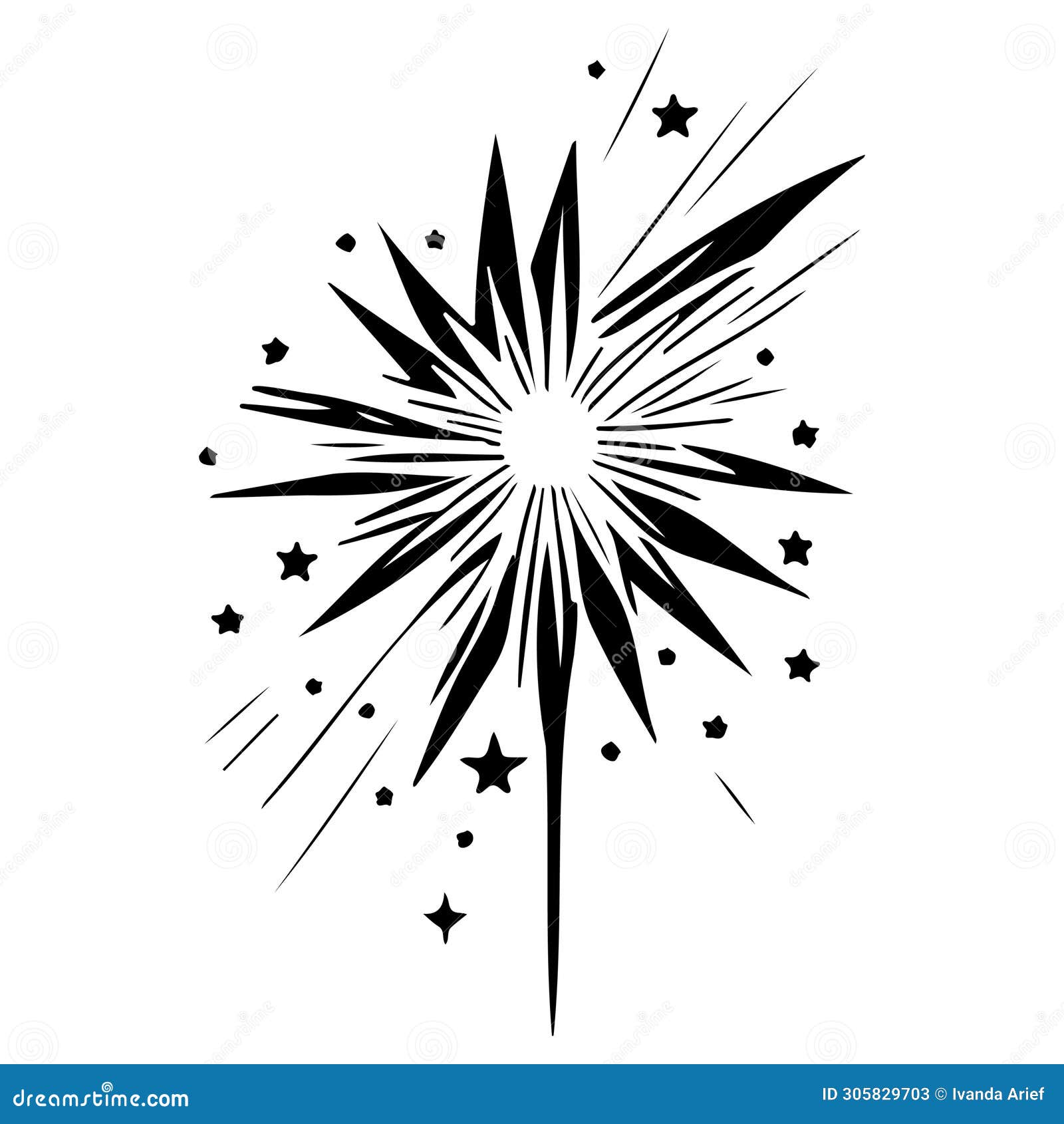 Star Abstract Cosmos Space Abstract Illustration Sketch Draw Stock ...