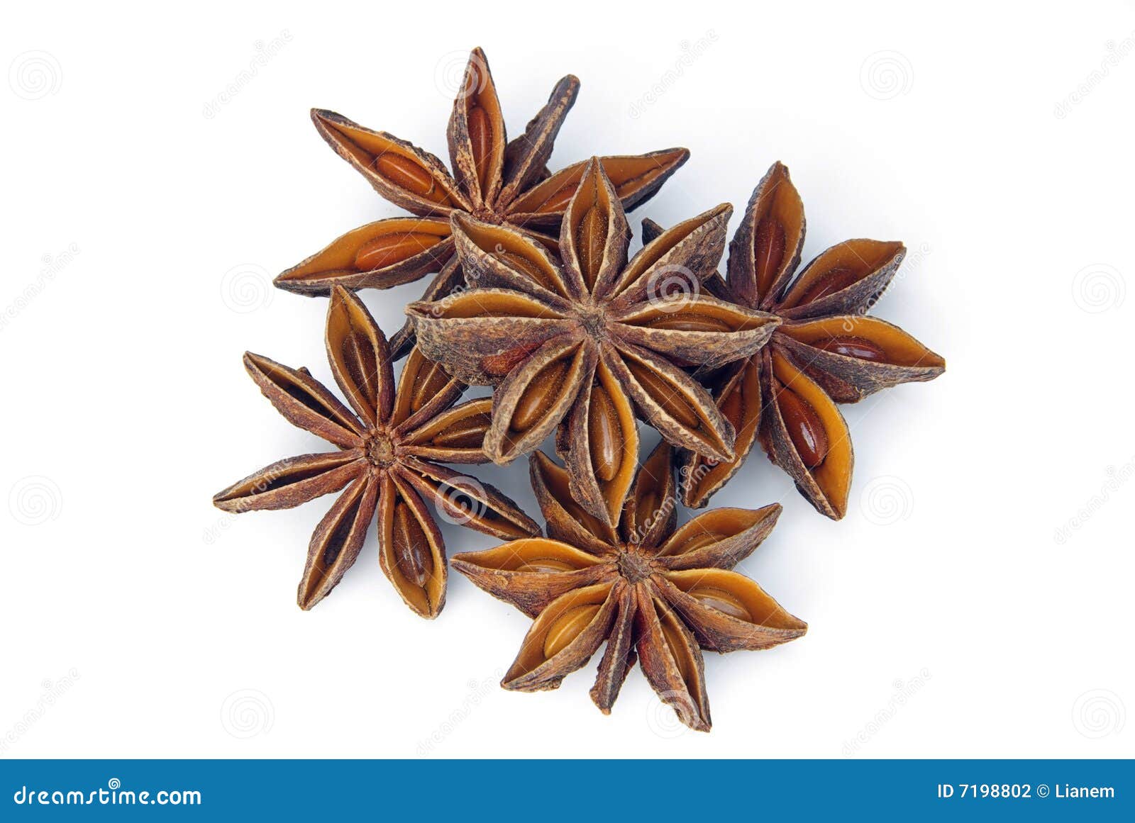 Star from anis stock photo. Image of anis, details, flavoring - 7198802