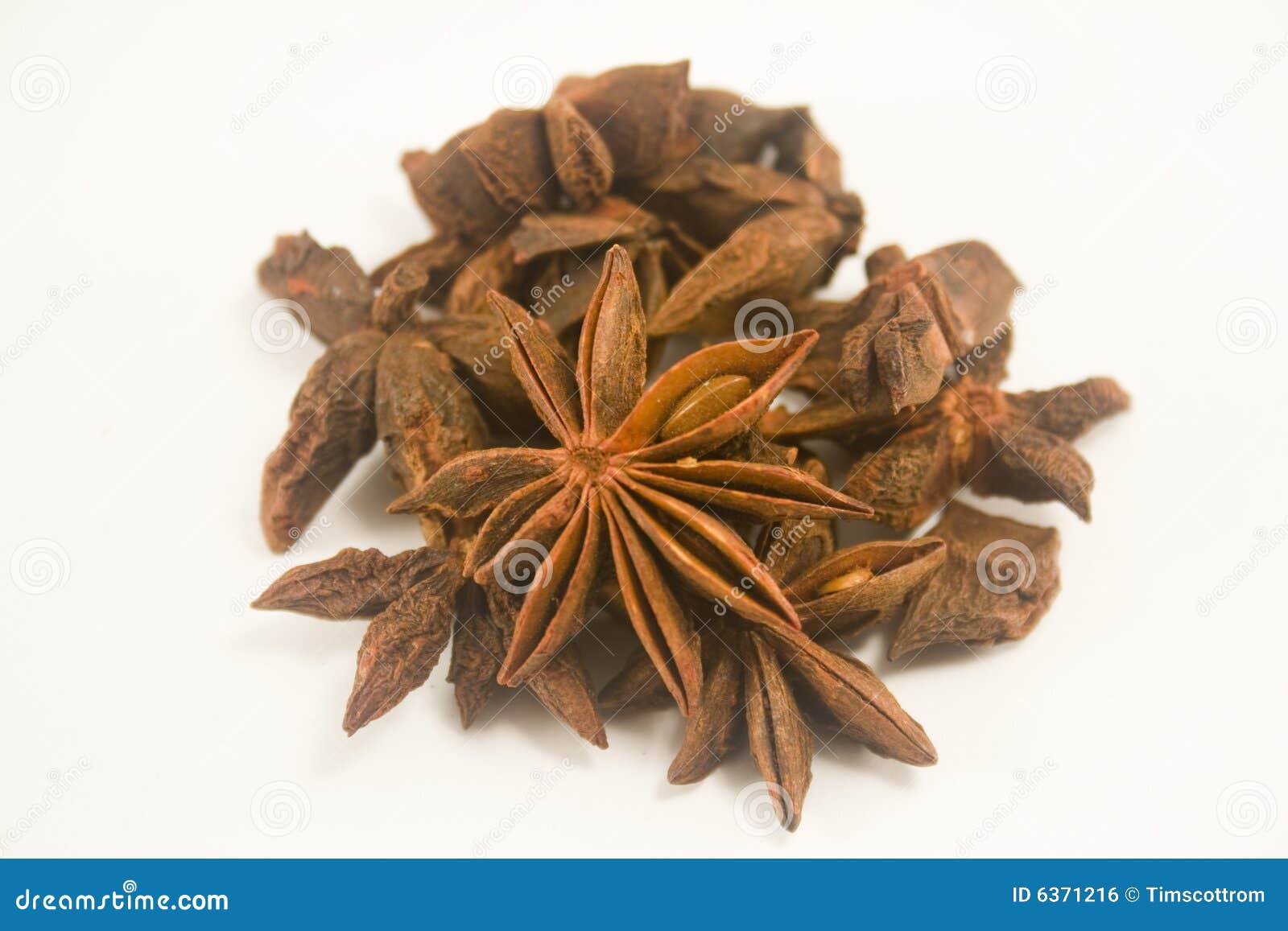 Star Anise or Aniseed Spice Stock Photo - Image of seeds, pile: 6371216