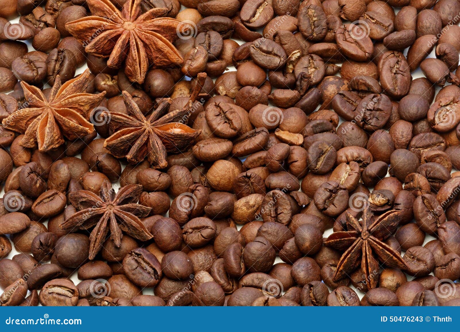 Star Anise and Coffee Beans Macro Shot Stock Image - Image of beverage ...