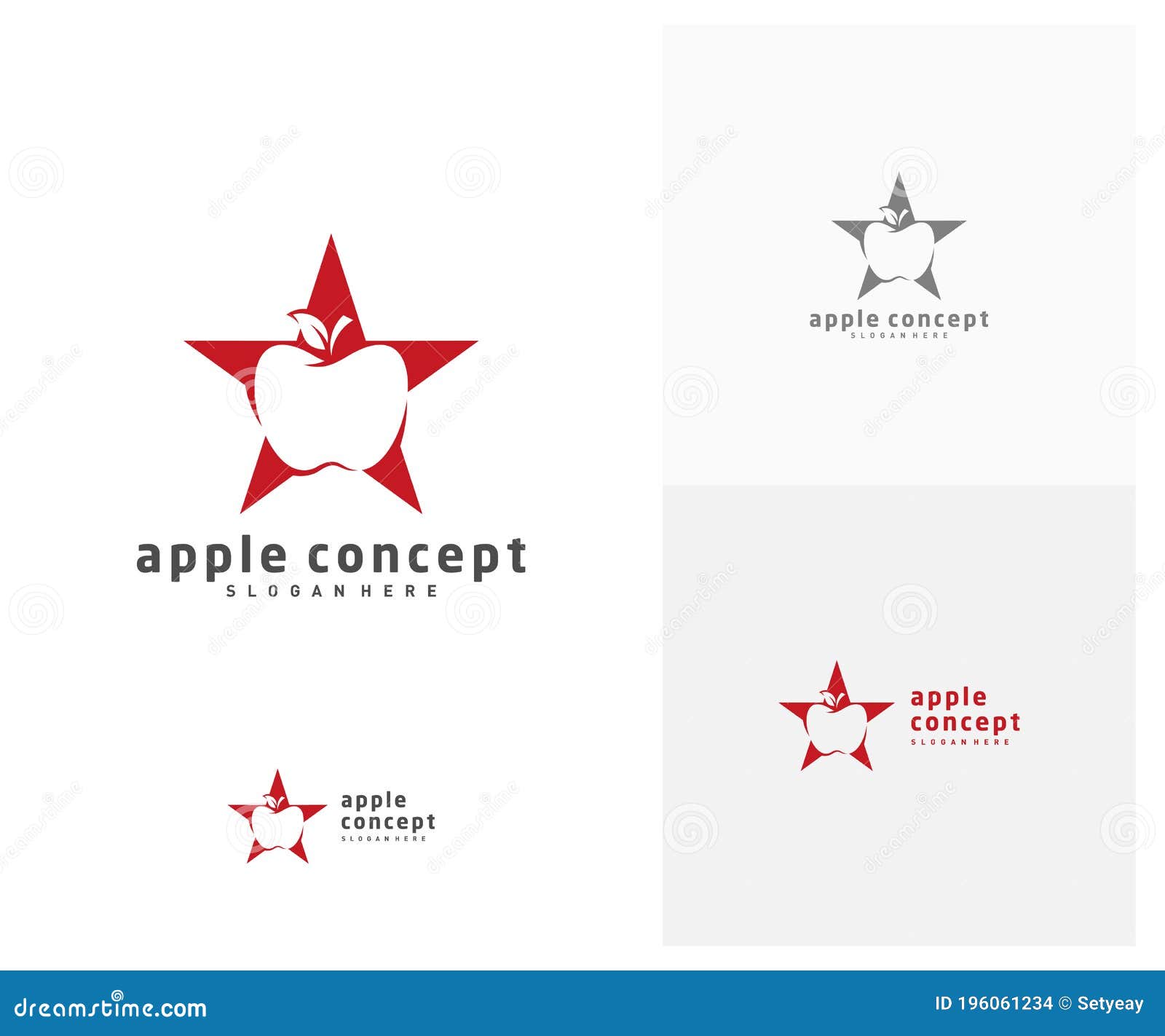 Star Apple Logo Design Vector Template, Fruits Apple Icon Symbol Stock ...