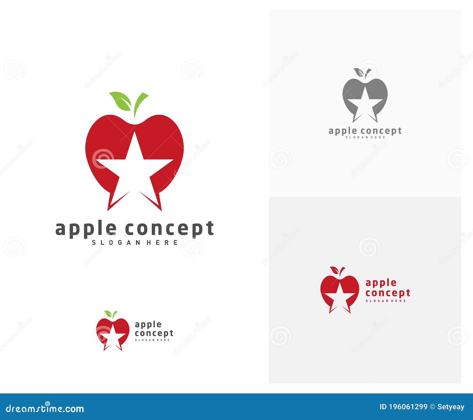 Star Apple Logo Design Vector Template, Fruits Apple Icon Symbol Stock ...
