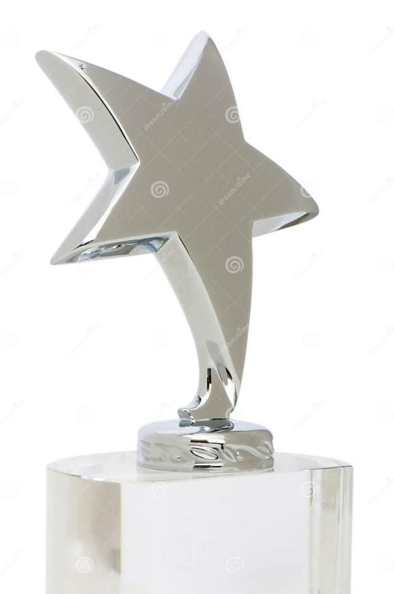 Star Award Isolated on the White Stock Image - Image of coat, sign ...