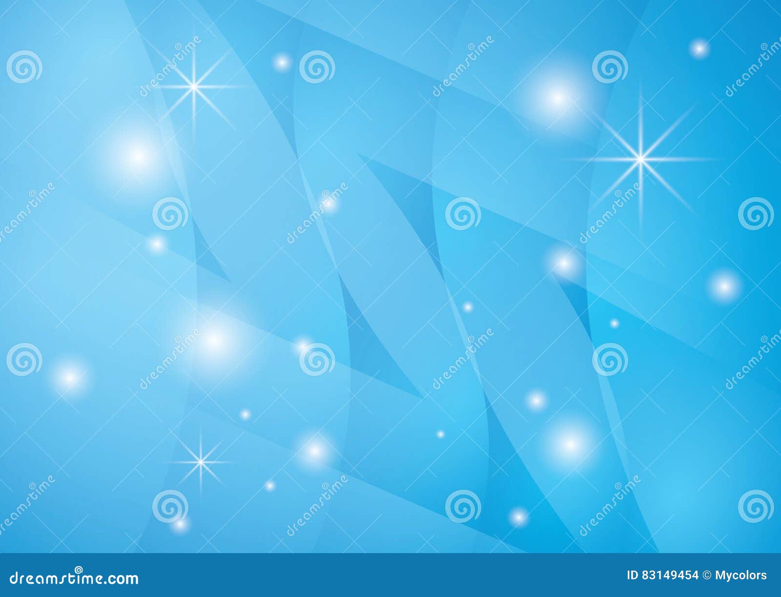 Star Background with Blue Abstractions - Vector Stock Vector ...