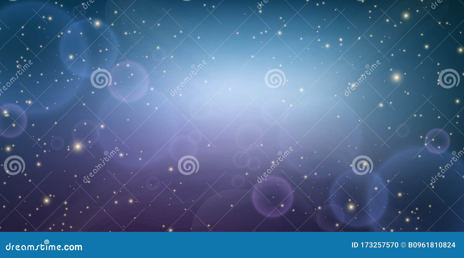 Star Background and Bokeh. Cosmic Dust, in Deep Space. for a Space ...