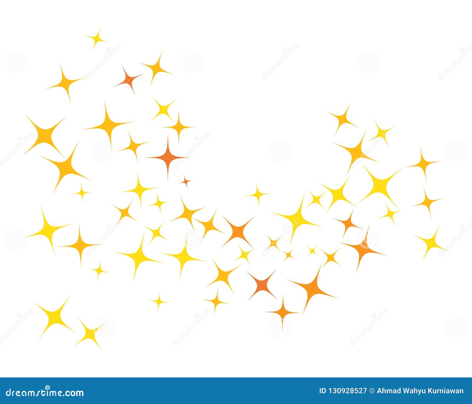 Star Background Design With Glowing Particles Isolated On Dark Black ...