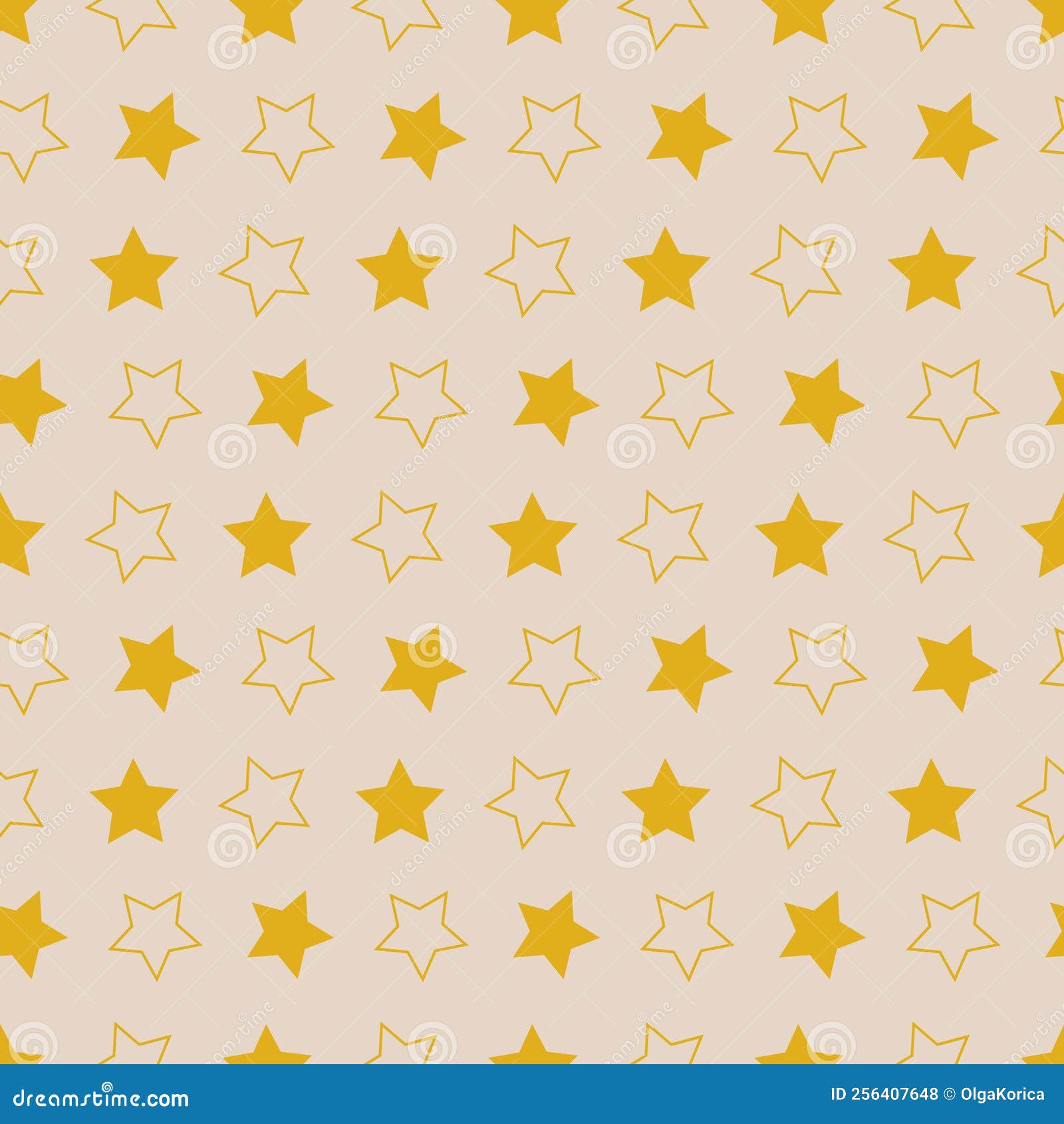 Star Background for Textile and Wrapping Paper, Star Seamless Pattern ...