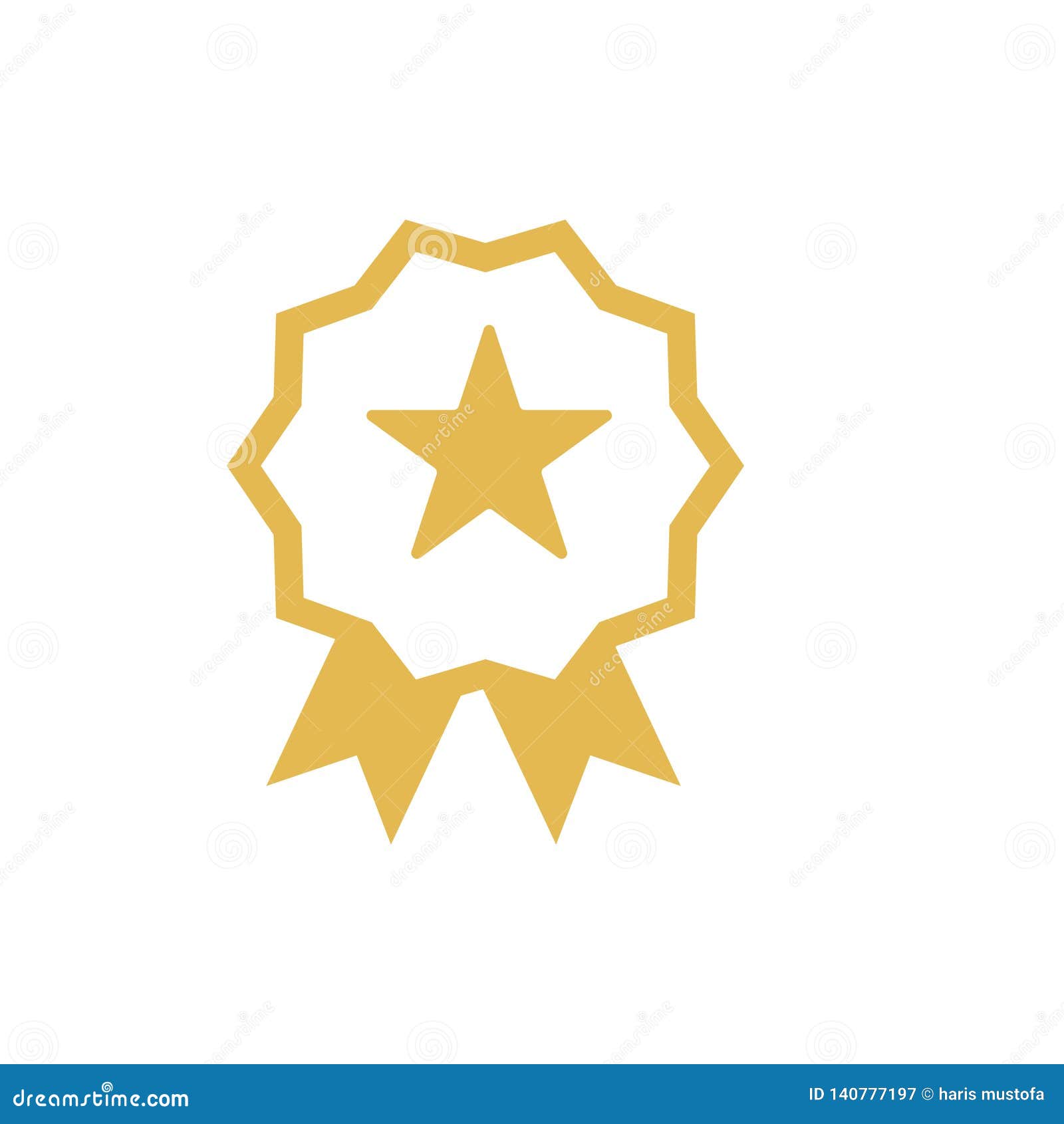 Star Badge Icon Design Template Vector Stock Illustration ...