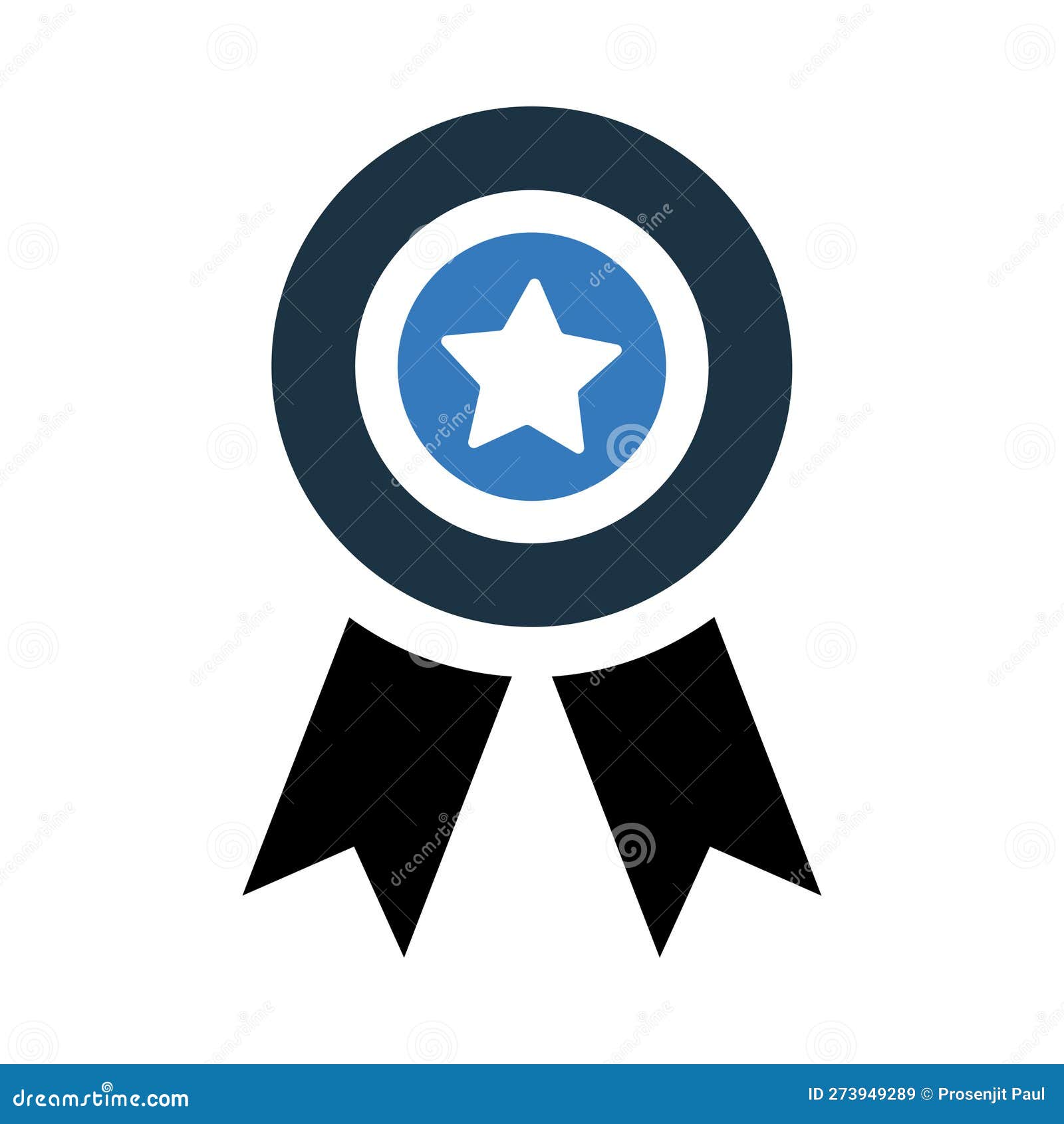 Star Badge, Badge, Ribbon, Star Ribbon Badge Icon Stock Vector ...