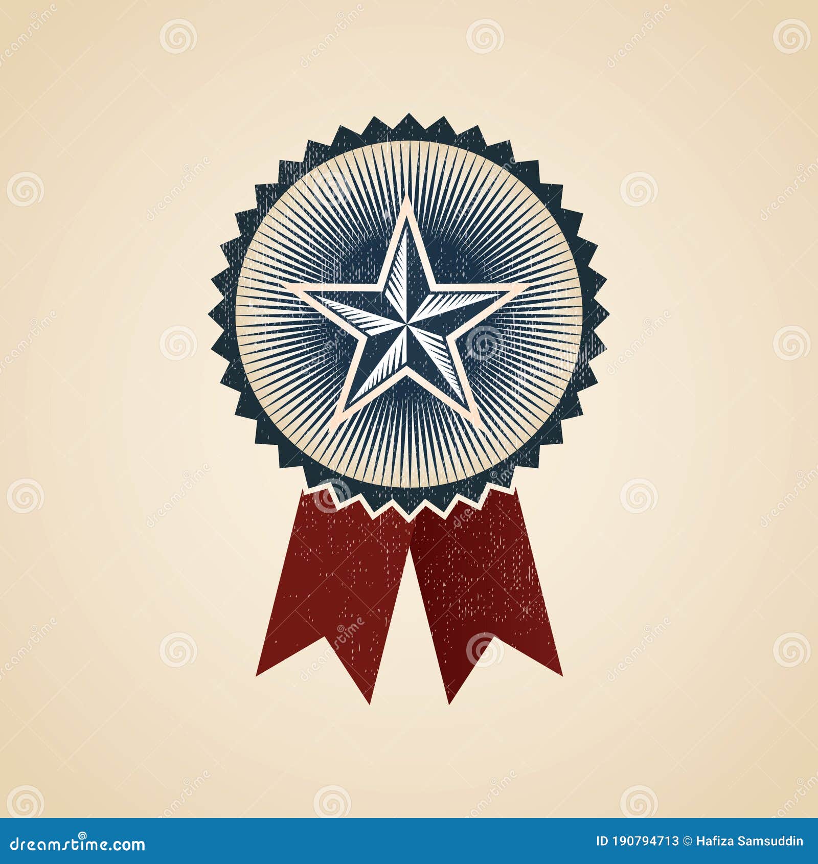 Star Badge. Vector Illustration Decorative Design Stock Vector ...
