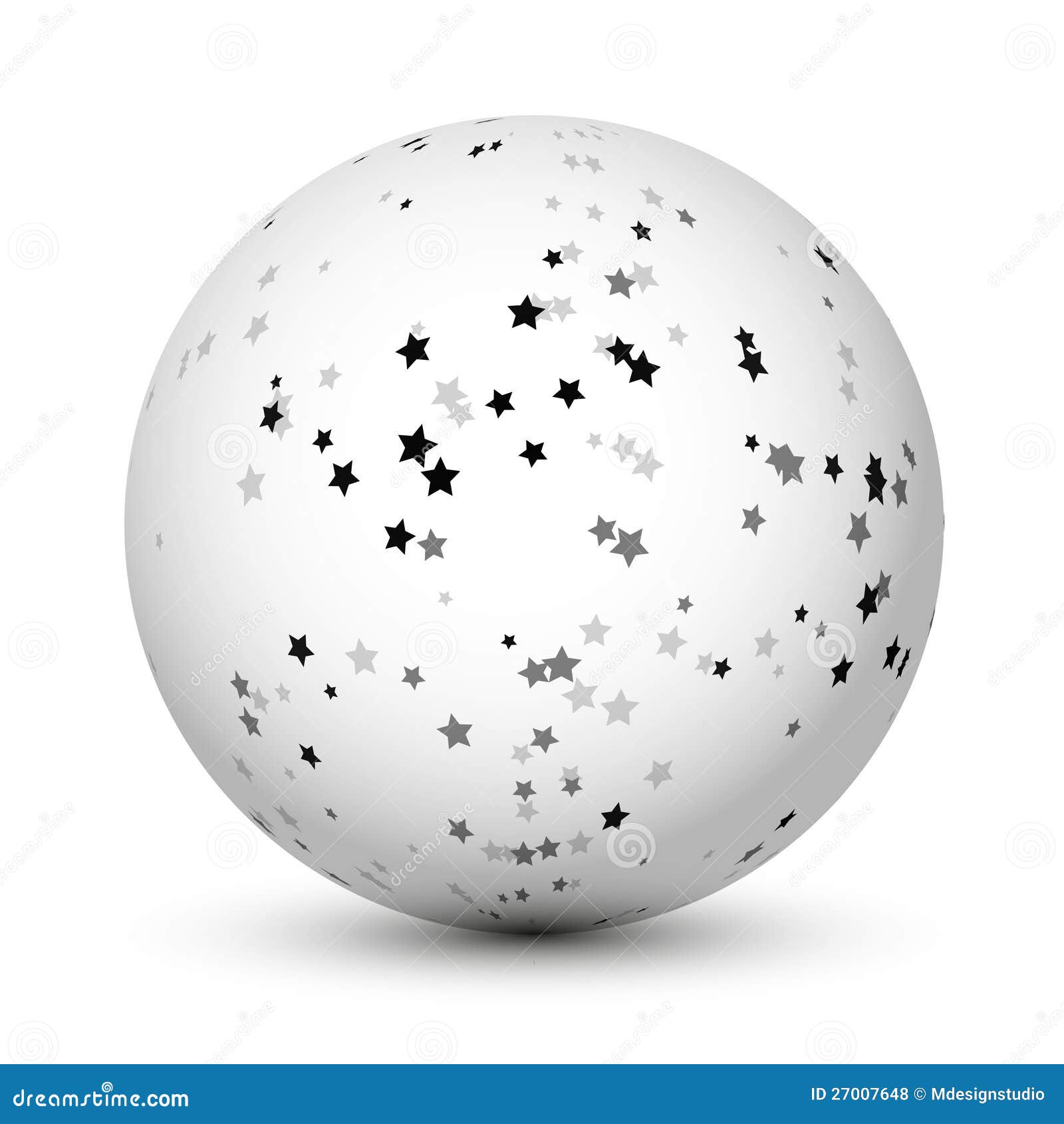 Star ball stock illustration. Illustration of holiday - 27007648