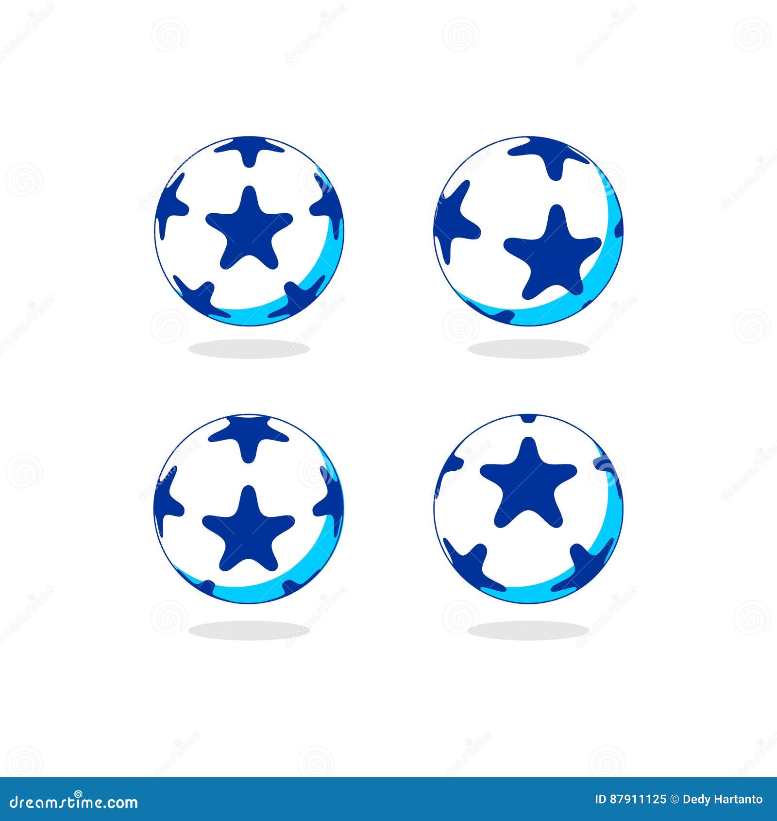 Star Ball Vector Logo | CartoonDealer.com #87911125