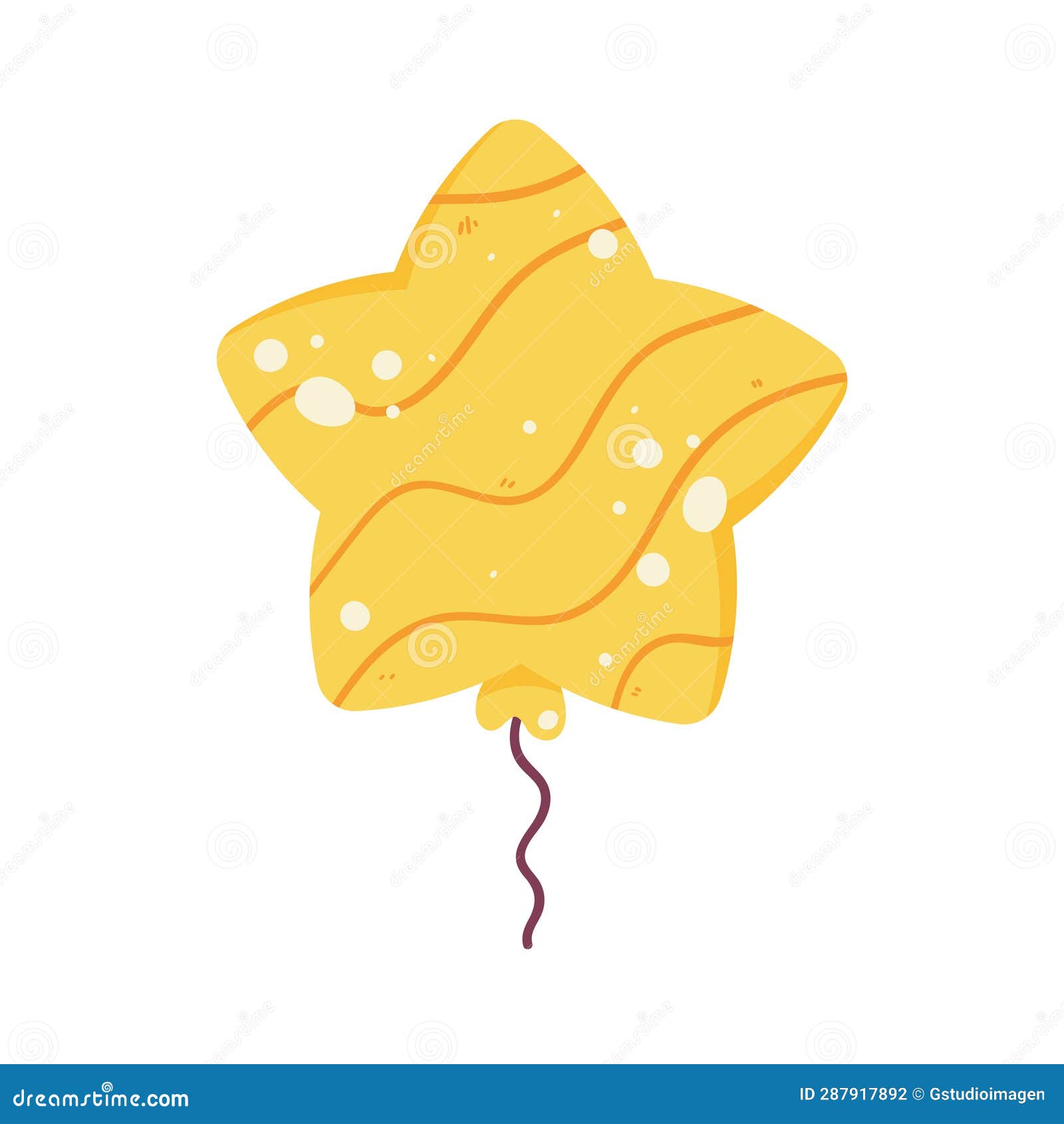 Star ballon design stock vector. Illustration of helium - 287917892