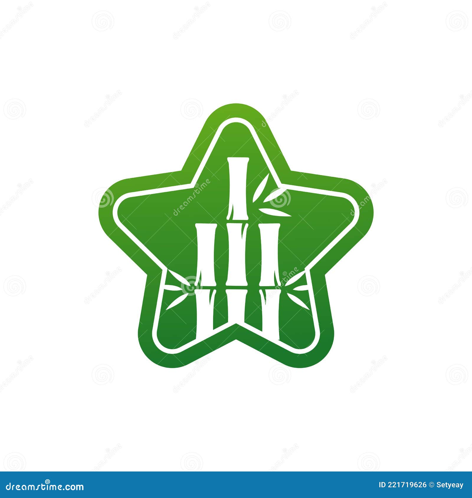 Star Bamboo Logo Vector Template, Creative Bamboo Logo Design Concepts ...